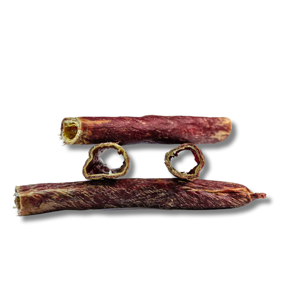 All-Natural 12" Beef Esophagus Dog Chew - WoofCrate